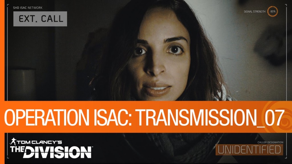 Operation ISAC: Transmission 07 / The Division Zone